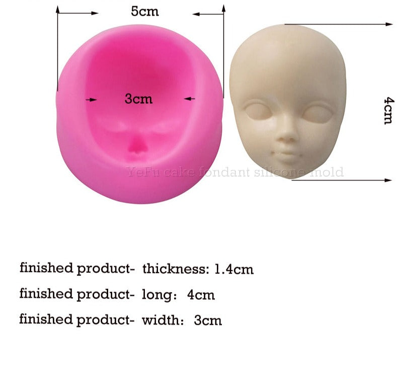 Baby Face Silicone Mold – PutOnApron